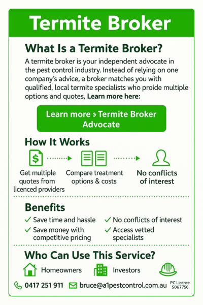 About Us - A1 Pest Control and Termite Specialist services